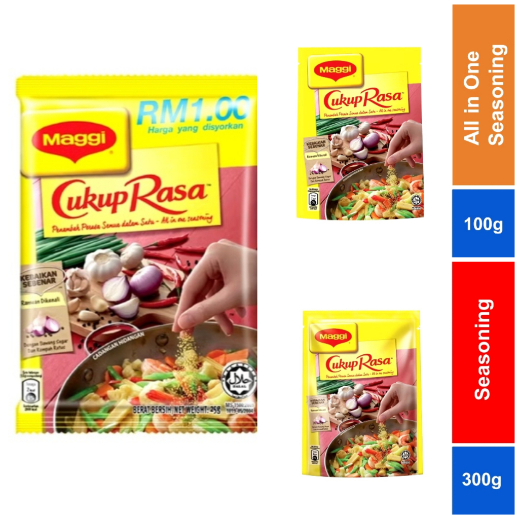 Maggi Cukup Rasa All In Seasoning 25g - 100g | Shopee Malaysia