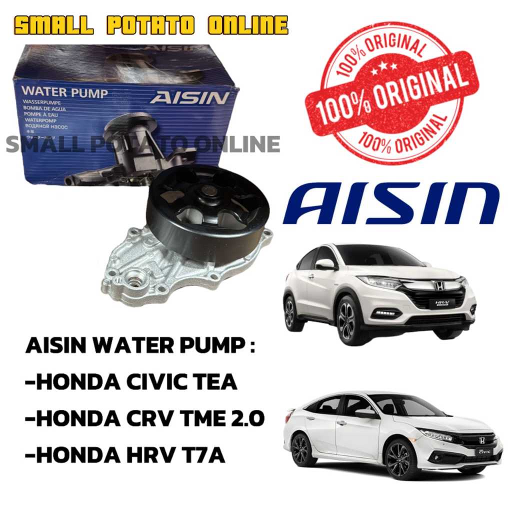 [100% GENUINE]AISIN WATER PUMP HONDA HRV T7A, CIVIC TEA, CRV TME 2.0 ...