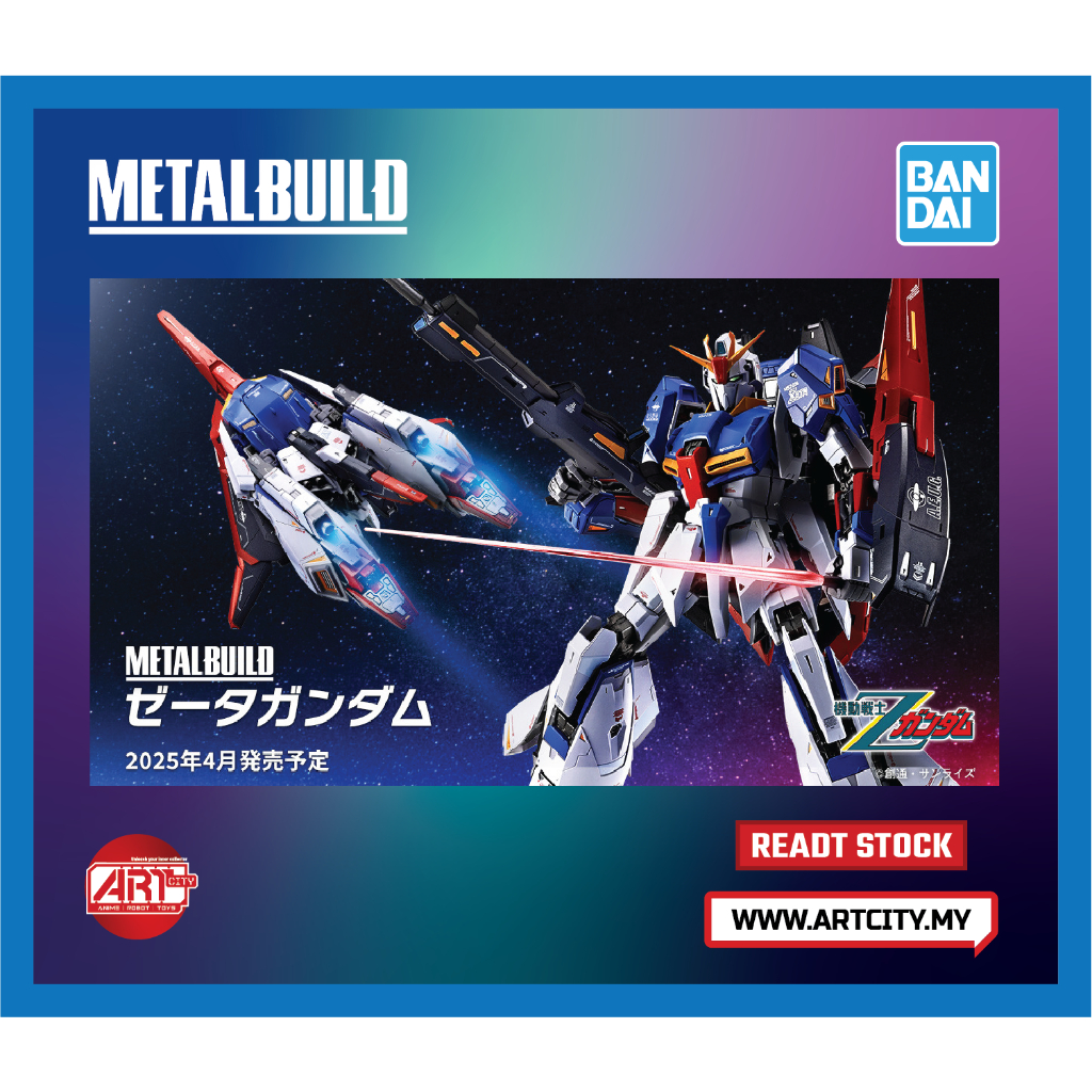 (READY STOCK) Bandai Metal Build - Zeta Gundam - 1/100 Scale | Shopee ...