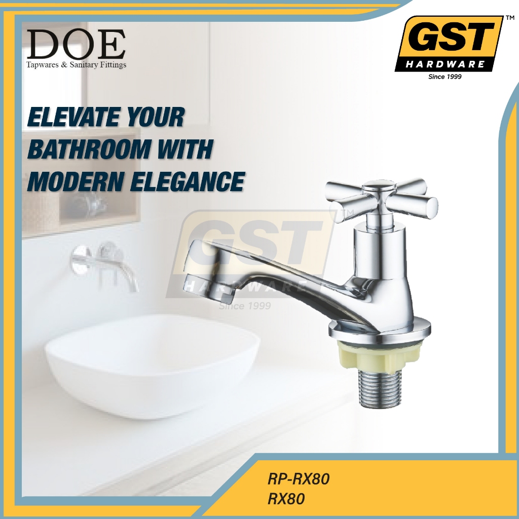 🔥 DOE Basin Tap RX80 Kepala Paip Doe Bathroom Basin Tap Doe Water Tap ...
