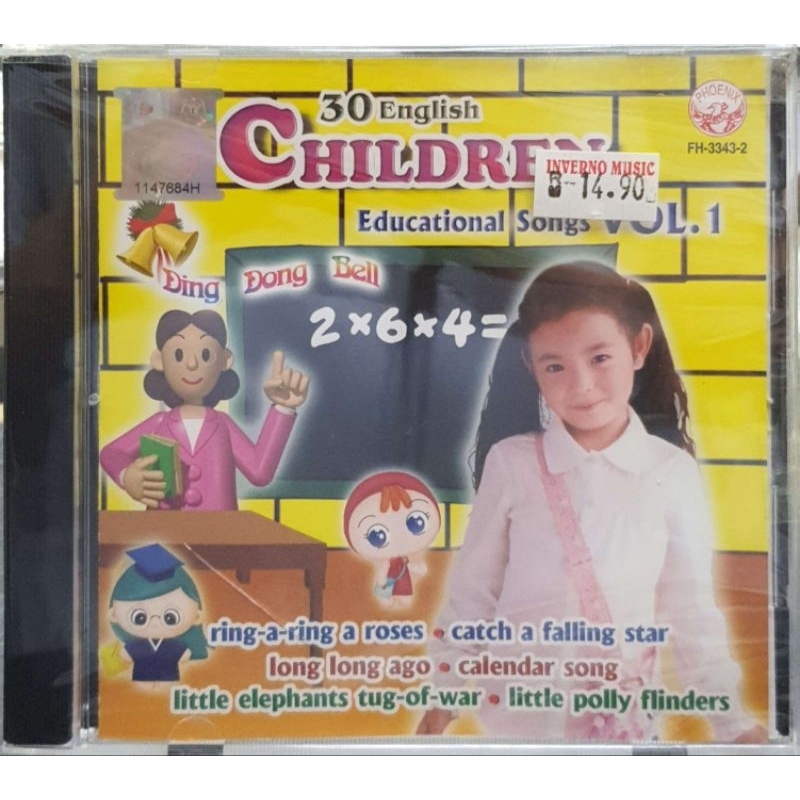 30 English Children Educational Songs Vol.1 (CD) | Shopee Malaysia