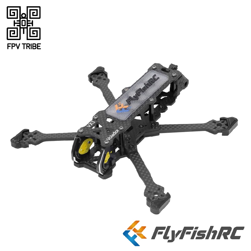 FlyFishRC Volador VX3 VX3.5 3" 3.5" DJI O3 O4 O4 Pro Vista Analog FPV Freestyle Drone T700 Frame ...