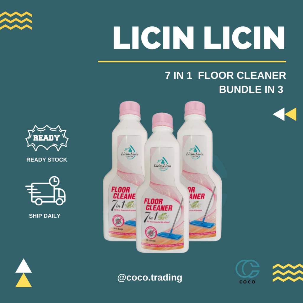 Coco Trading [Ready Stock] 晶晶抹地水 Licin Licin 7 in 1 Floor Cleaner ...