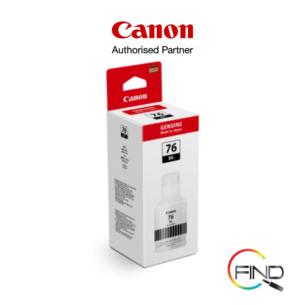 Canon GI-76 Pigment Black Cartridge (170ml) for GX3070/GX4070/GX5070 ...