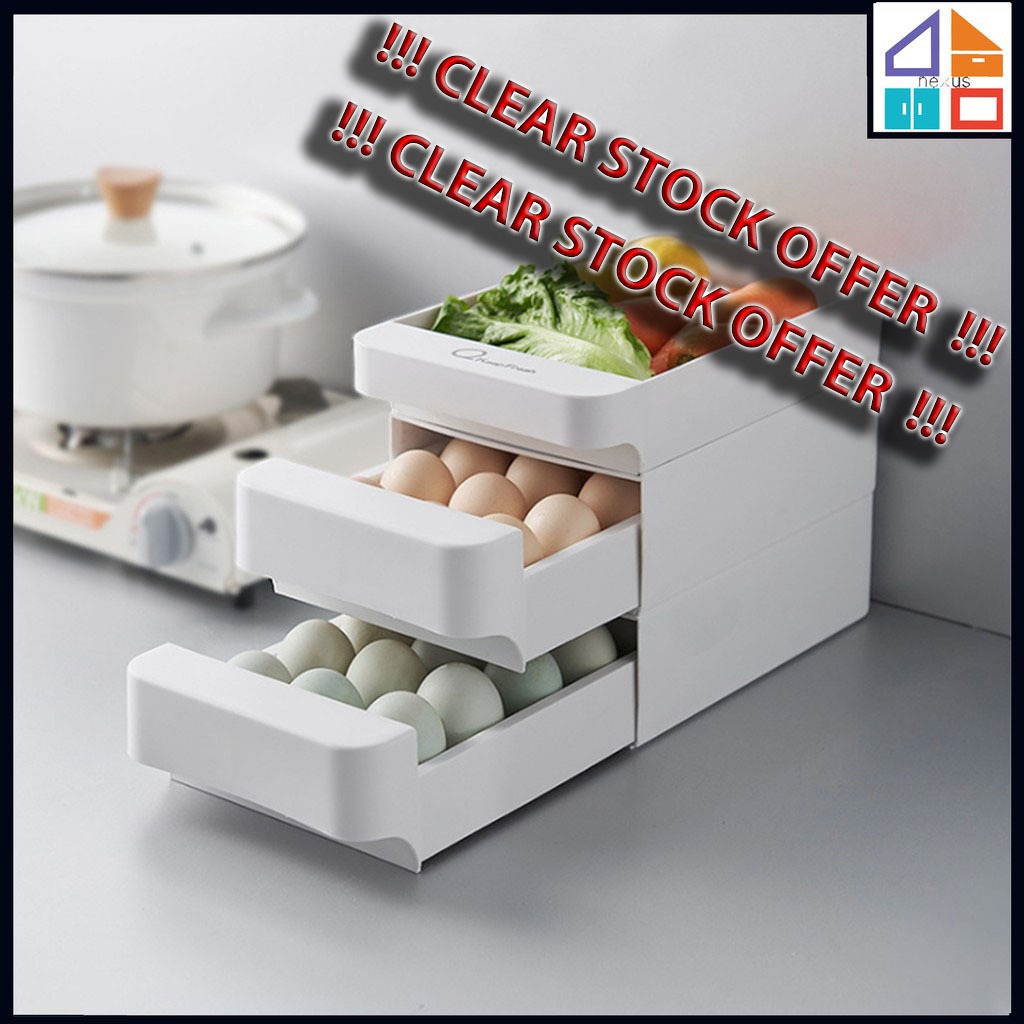 Drawer type egg storage box with egg grid, multi-layered egg box and ...