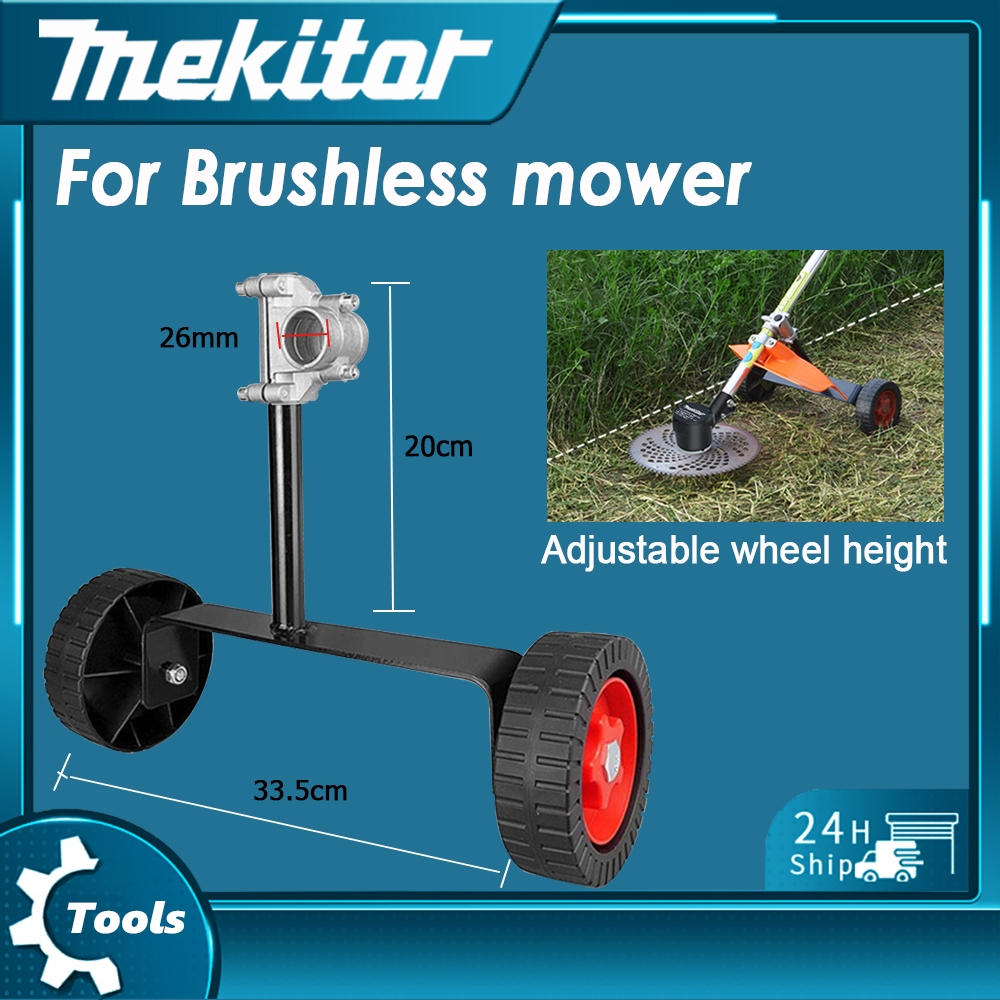 Mekitor grass cutter wheel lawnmower grass portable string trimmer ...