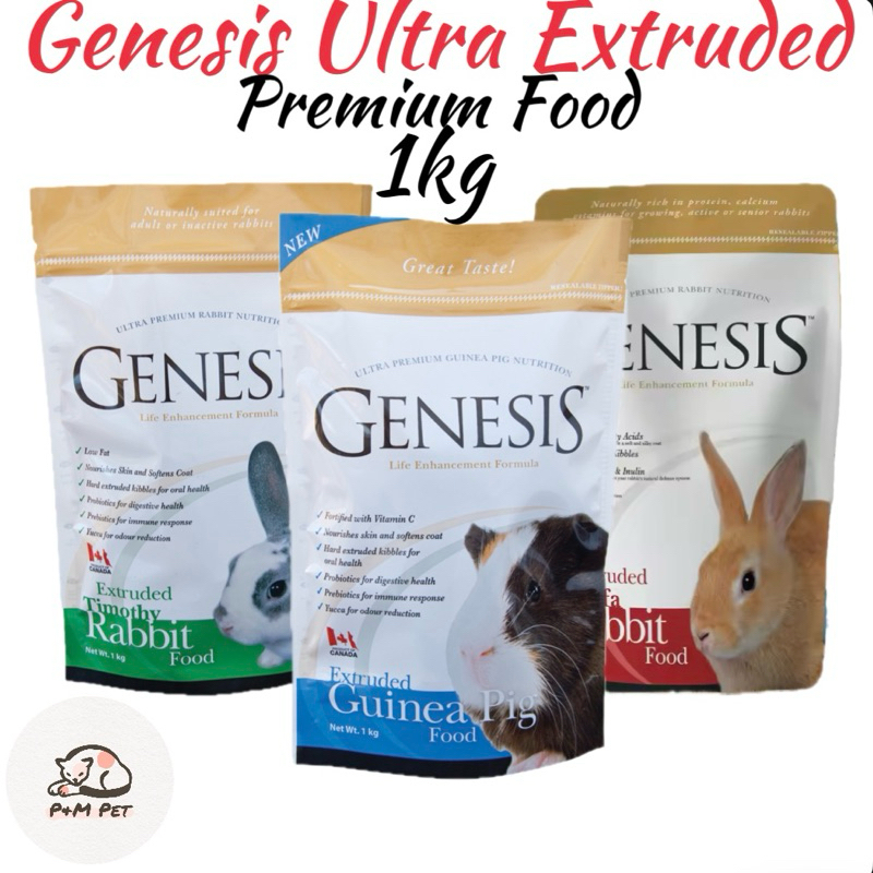 Genesis Extruded Premium Food 1kg | Makanan Arnab & Guinea Pig ...