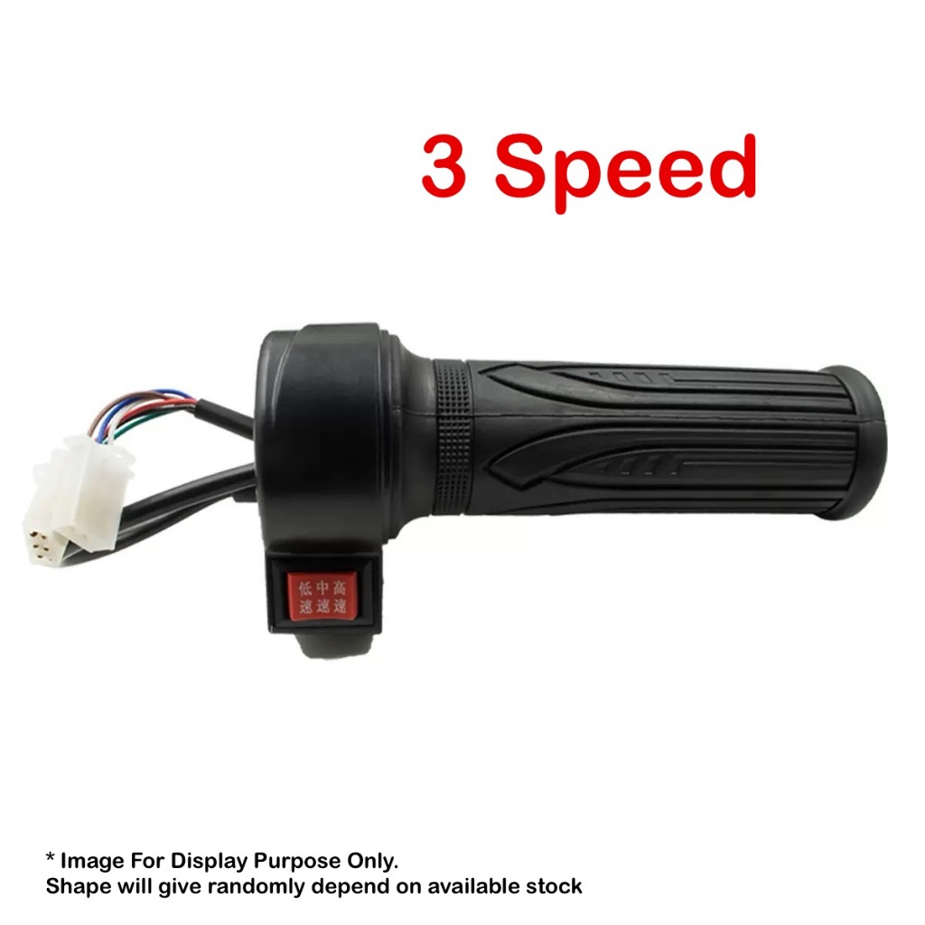 Ebike Throttle Grip 3 Speed Electric Scooter Tricycle Eletrik Basikal ...