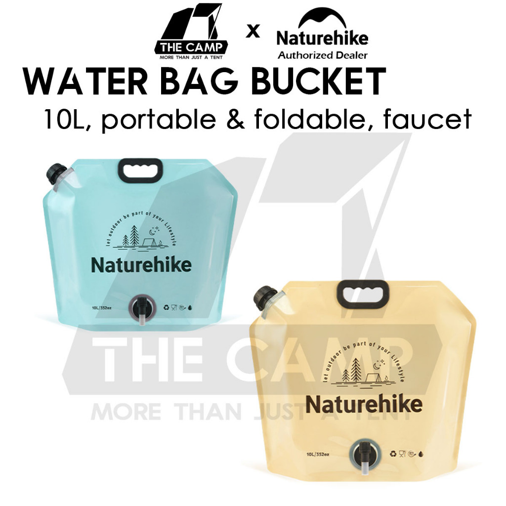 Naturehike 10L Water Bag Bucket Foldable Folding Outdoor Camping ...