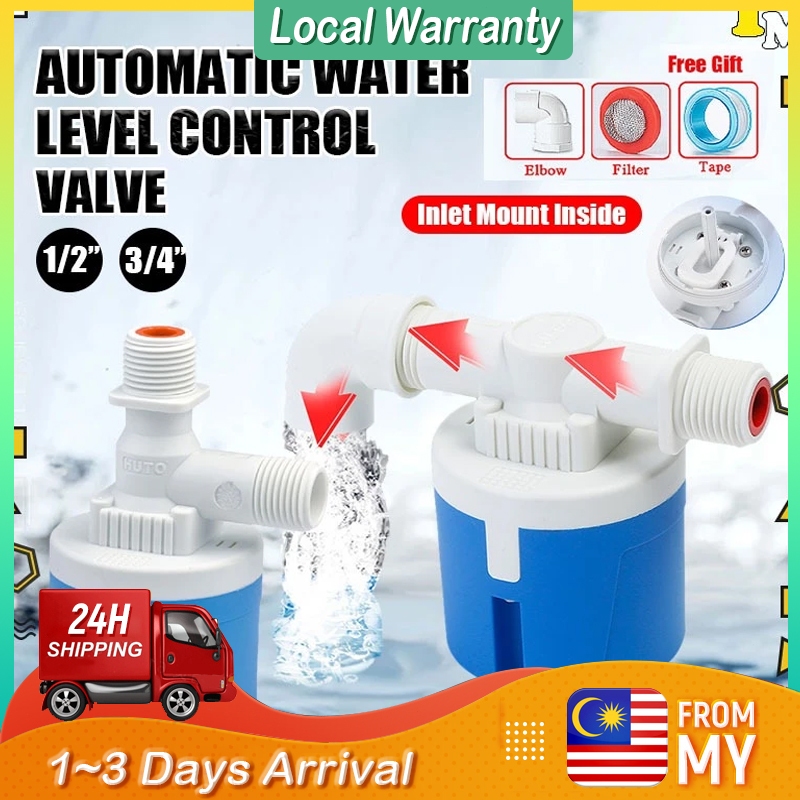 Automatic Fill Valve for Water Tank 1/2 Inch Top Entry Adjustable Float ...