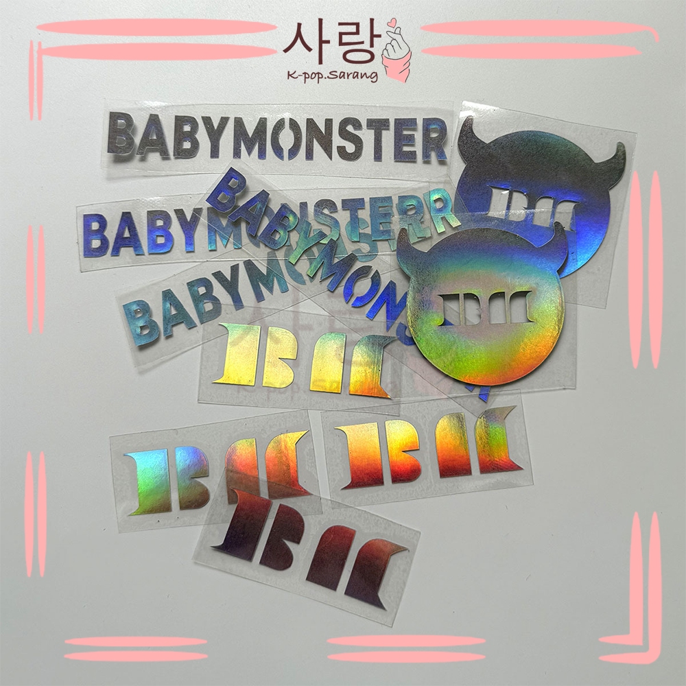 BabyMonster Sticker Collection Kpop Ruka Pharita Asa Rami Rora Chiquita ...