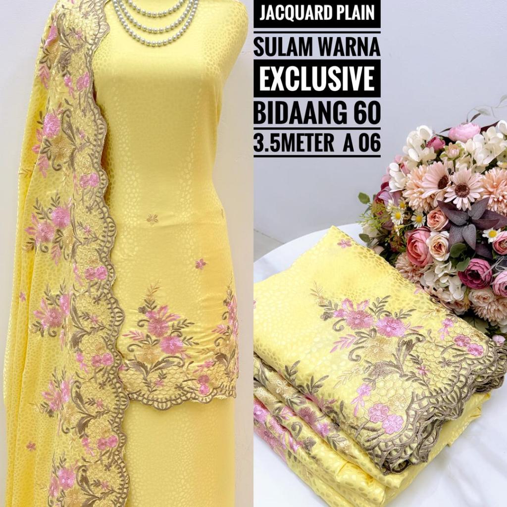 KAIN PASANG,SB Line Sulam , JACQUARD SULAM,Sulam ,KAIN BARU,kain murah ...