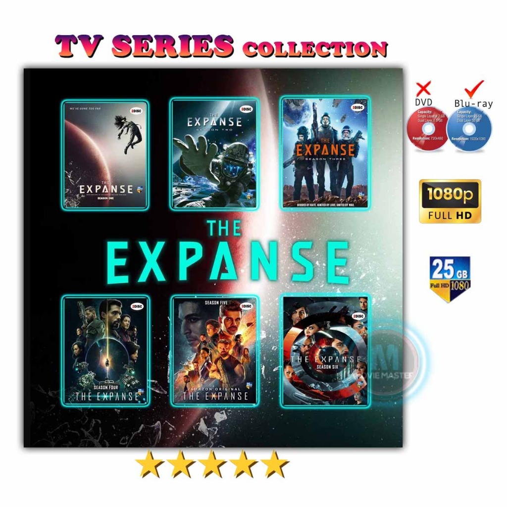 BLURAY ENGLISH SERIES #The Expanse Season 1/ 2 /3 /4 /5 /6 #Sci-fi ‧ 6 ...