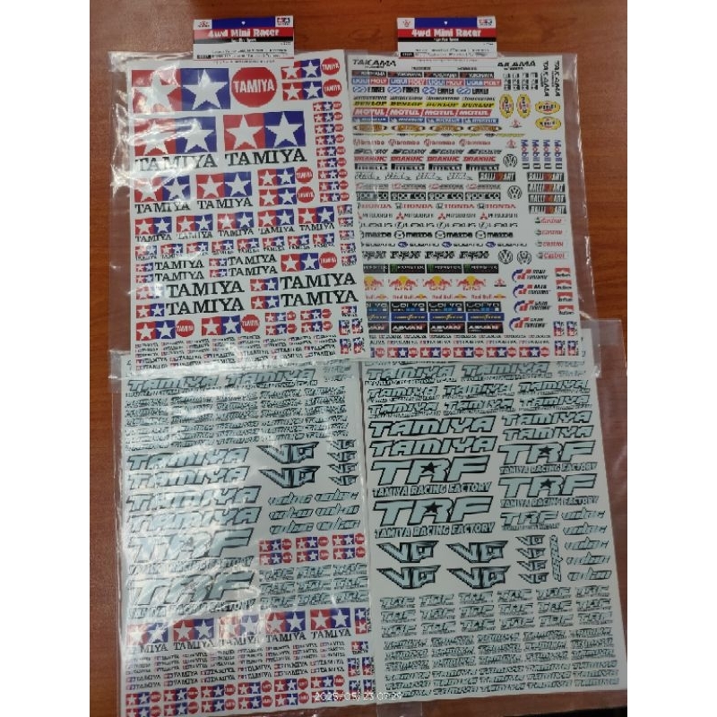 Tamiya Sticker Tamiya Logo & Cowl | Shopee Malaysia