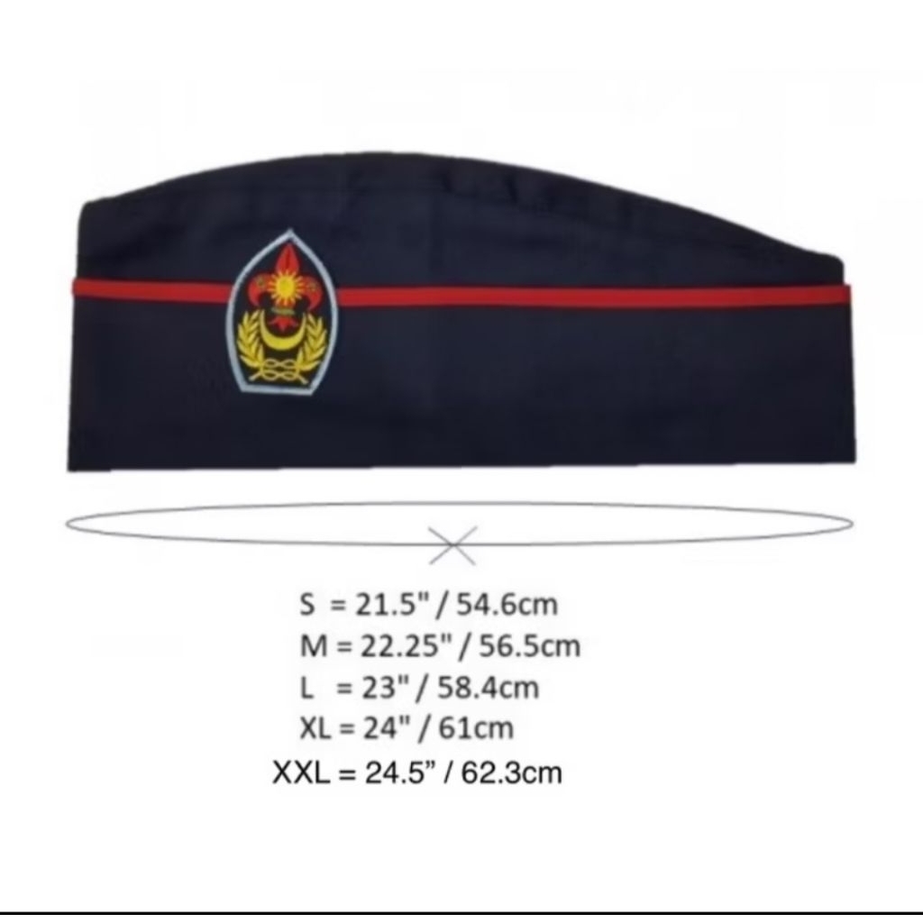 topi sahaja topi pengakap+lenaca set kadet pengakap scout,09PG24SMLXL ...