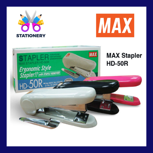 *Original* Max Stapler HD-50R With Stapler Remover / Use MAX No.3 ...