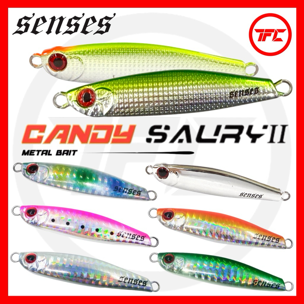 SENSES Candy Saury II Metal Bait Jig Light Fast Jigging 40g 60g ...