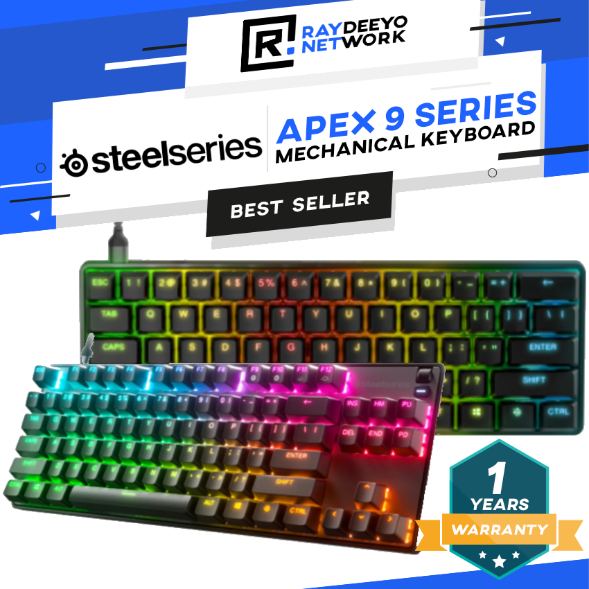 SteelSeries Apex 9 Series, Apex 9 Mini - US & Apex 9 TKL - US with Optical Switch TKL Gaming ...