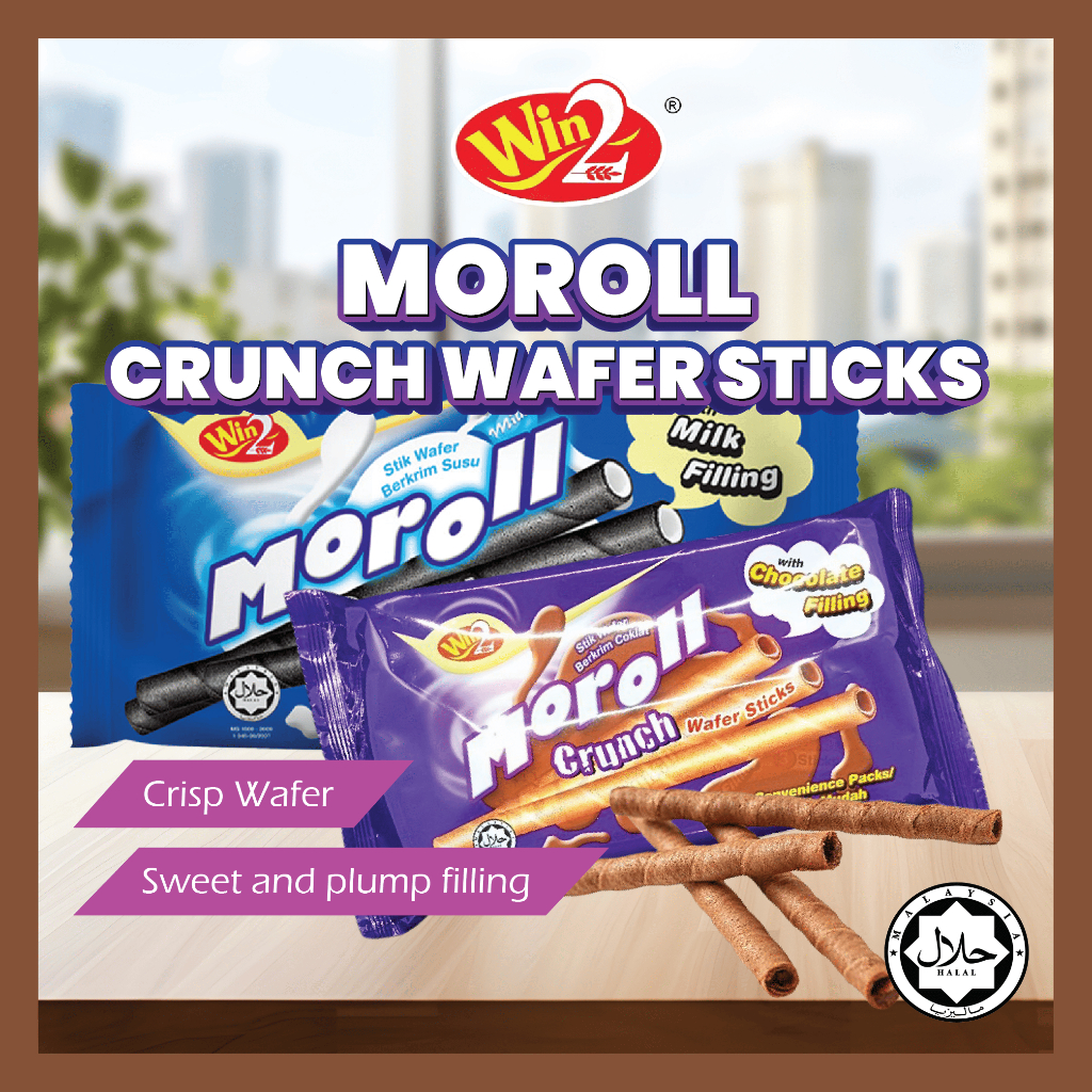 Win Win Moroll Crunch Wafer Sticks (90g/18g x 5 Packs) | Shopee Malaysia