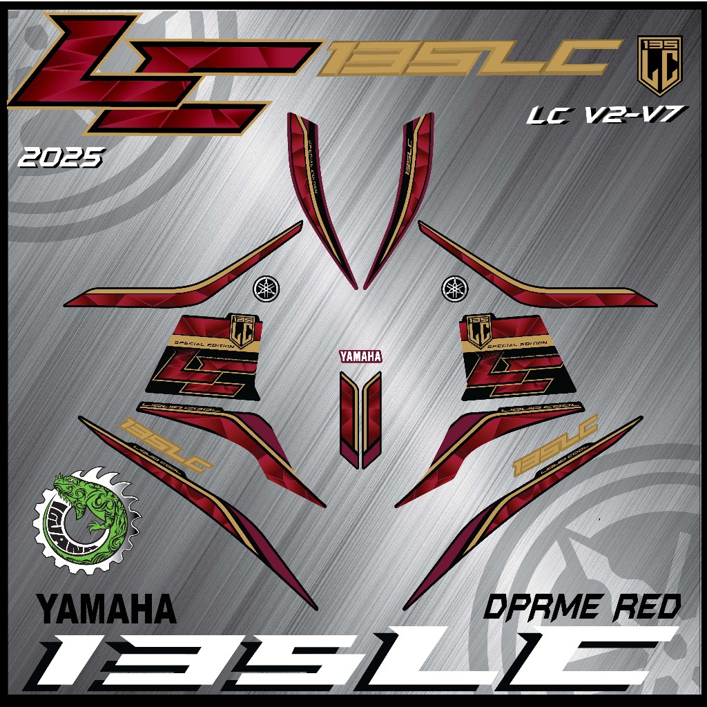 STRIPE MOTOR Yamaha LC135-V2-V7 2025 CUSTOM (324) (A-grade) CUSTOM ...
