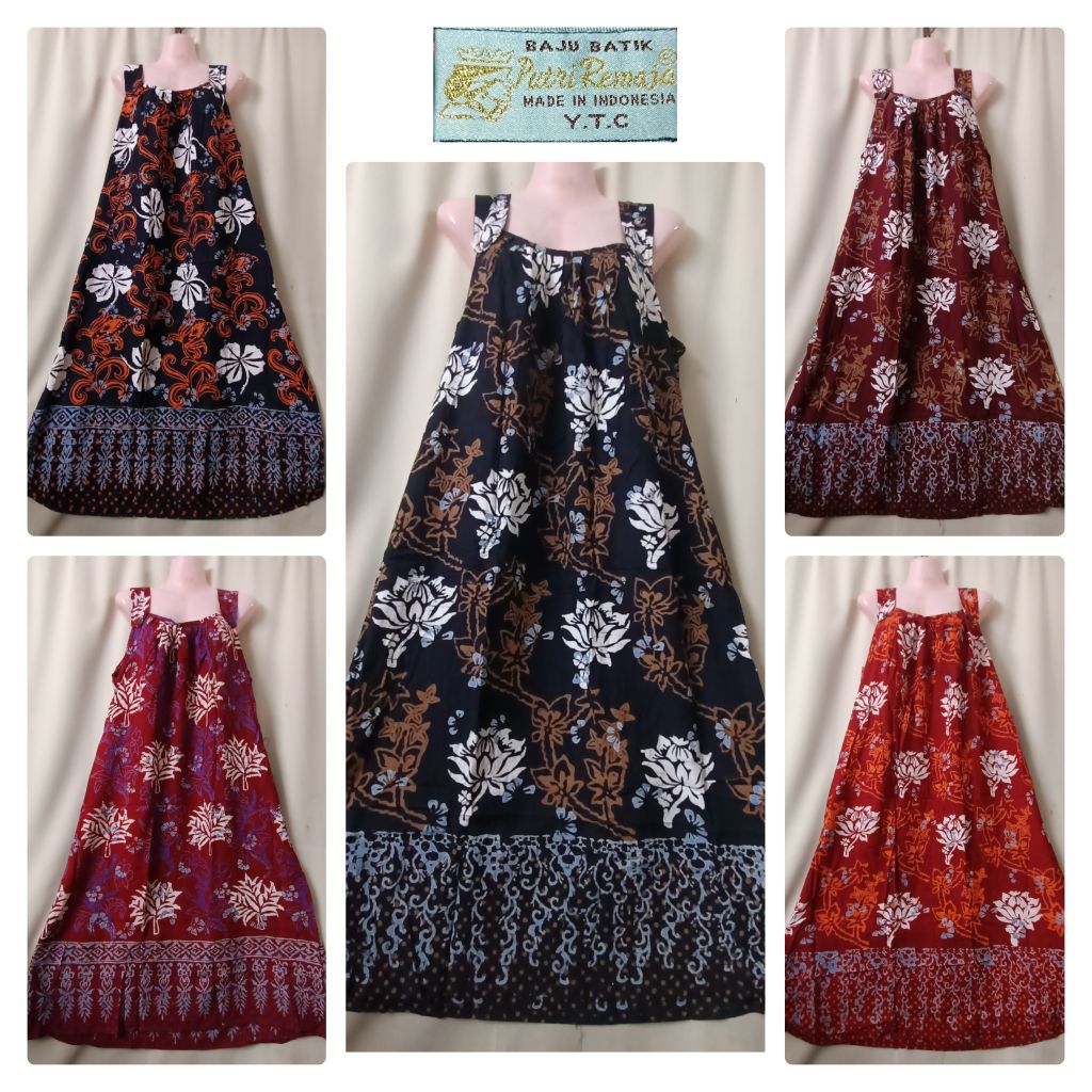 P11 (Size 2XL) (Putri remaja Y.T.C) Baju Tidur Batik / Batik Night ...