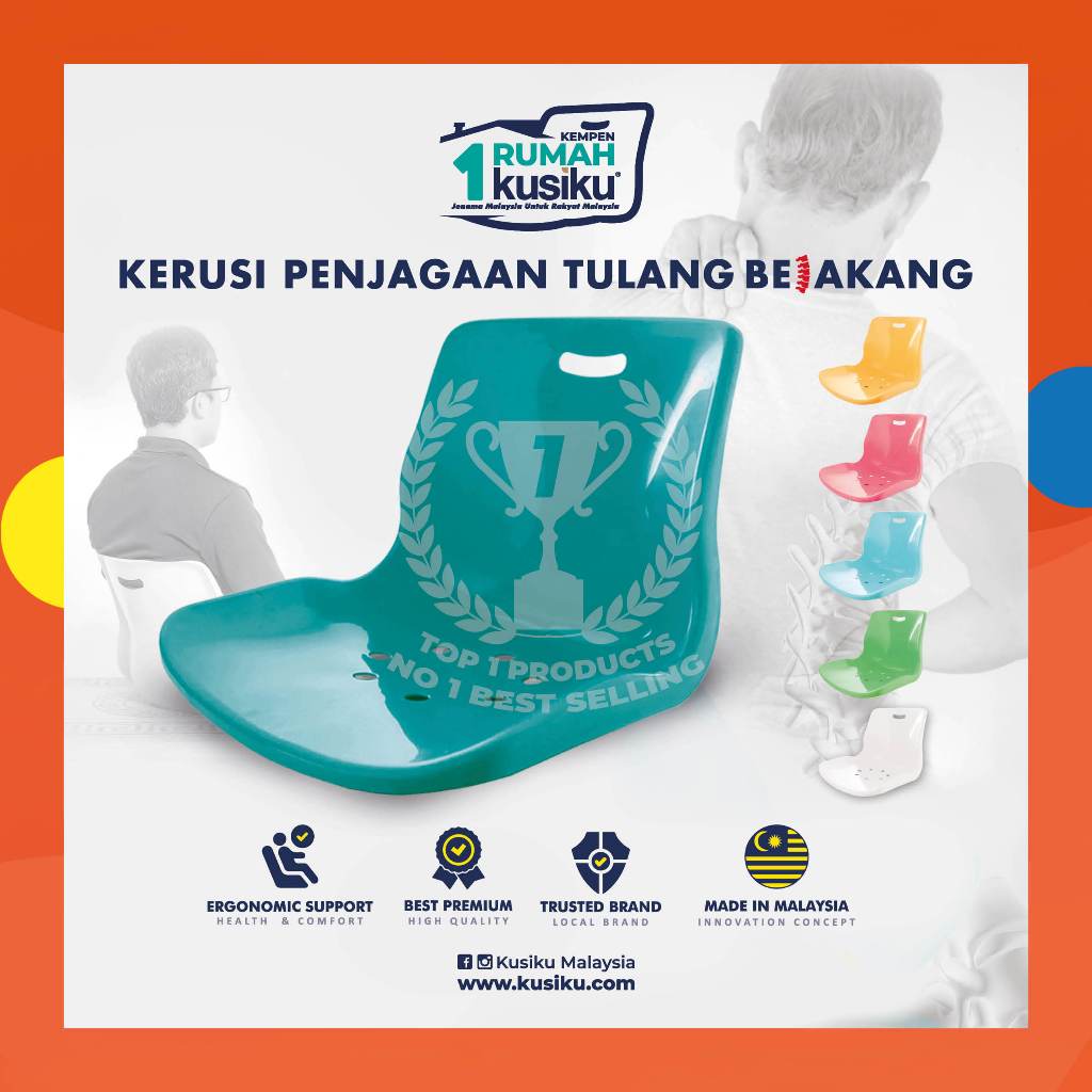 Kusiku®️--Kerusi Kuliah-Kerusi Plastik-Kerusi Belajar-Kerusi Solat ...