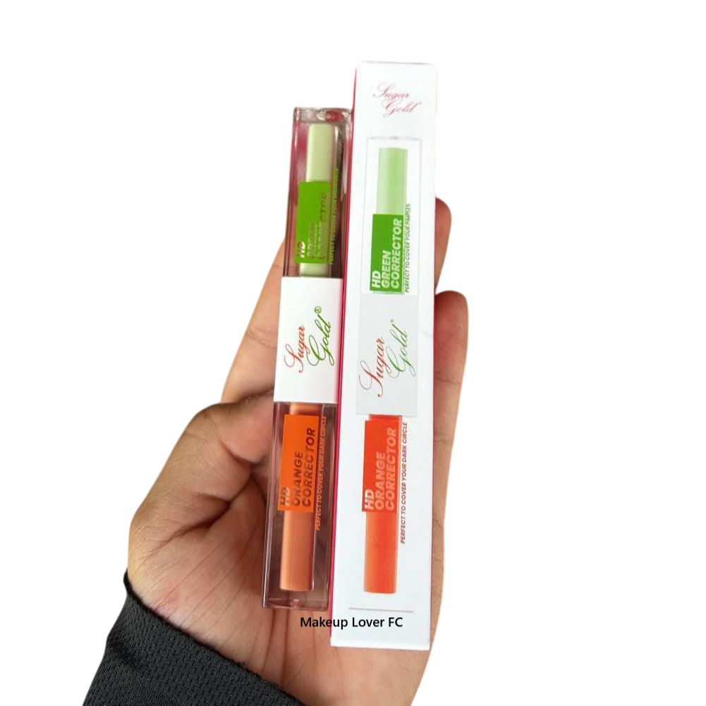 SUGAR GOLD HD Corrector 2in1 Orange & Green MUA Bellaz Choice | Shopee ...