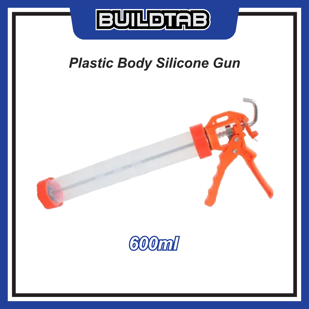 Ready Stock 16" Transparent Hard Plastic Caulking Gun Pressing Inject ...