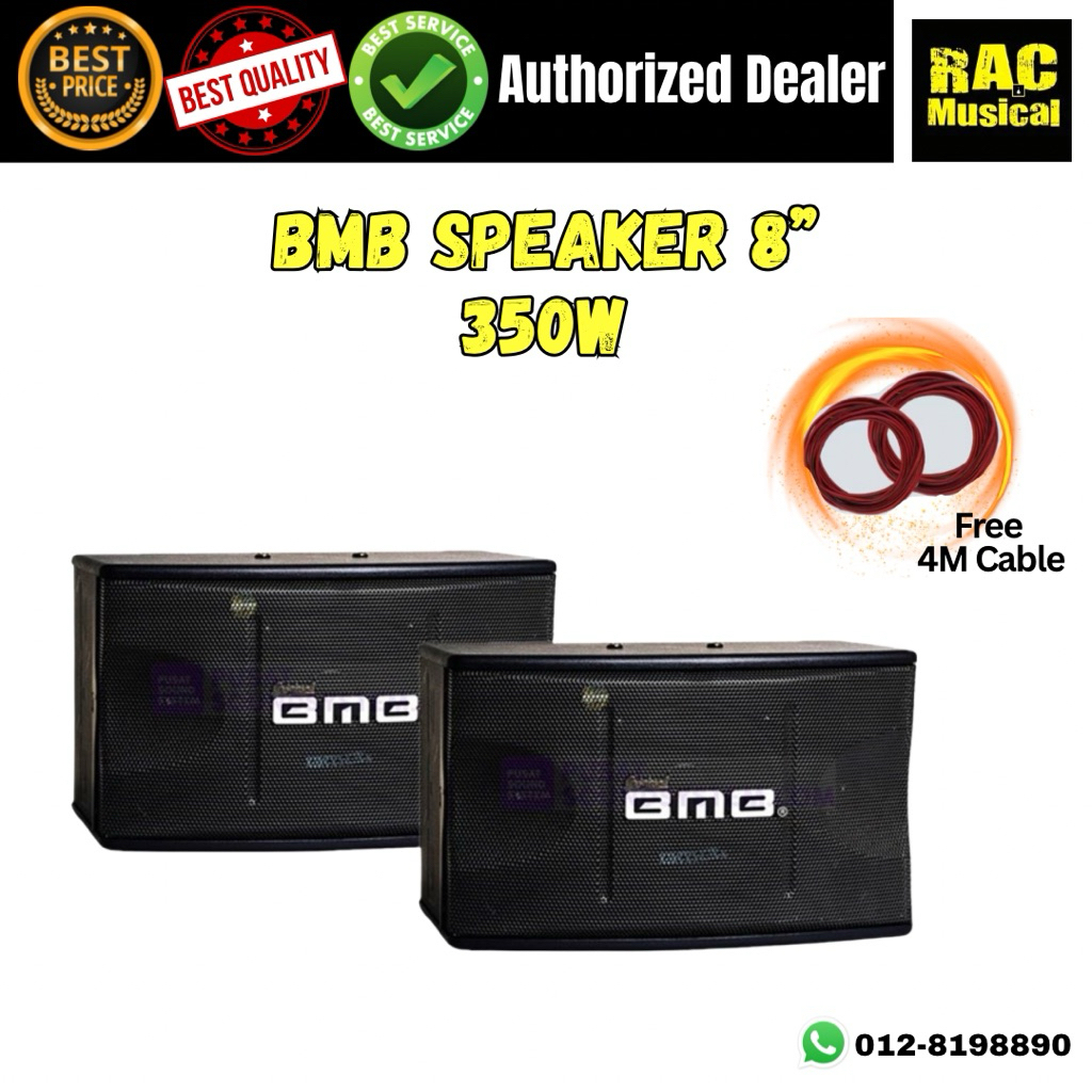 [READY STOCK ] BMB Speaker 8” inch (1 pair) 2 way Left & Right 350W ...