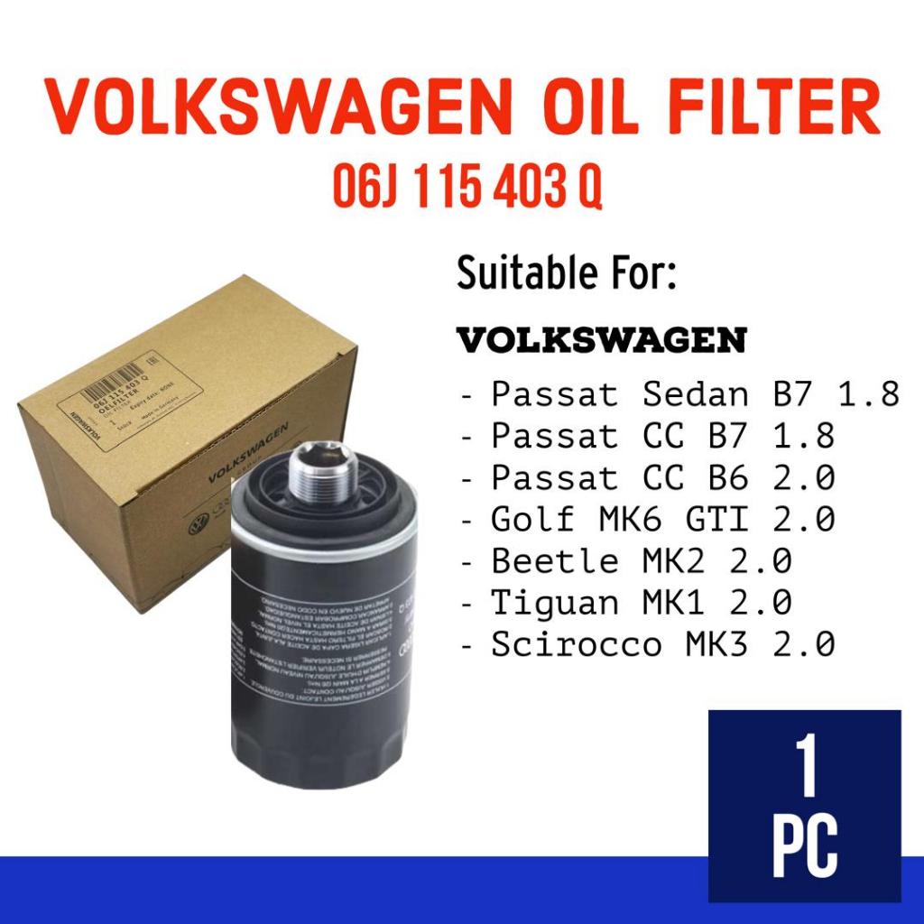 VOLKSWAGEN OIL FILTER (06J 115 403 Q) - VOLKSWAGEN PASSAT SEDAN B7 ...