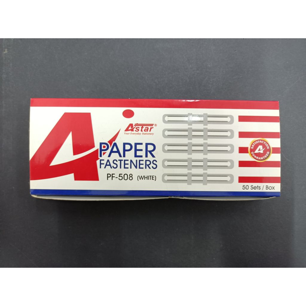 Astar PF508 50's Pengikat Kertas / Paper Fastener ( White ) - 1 box ...