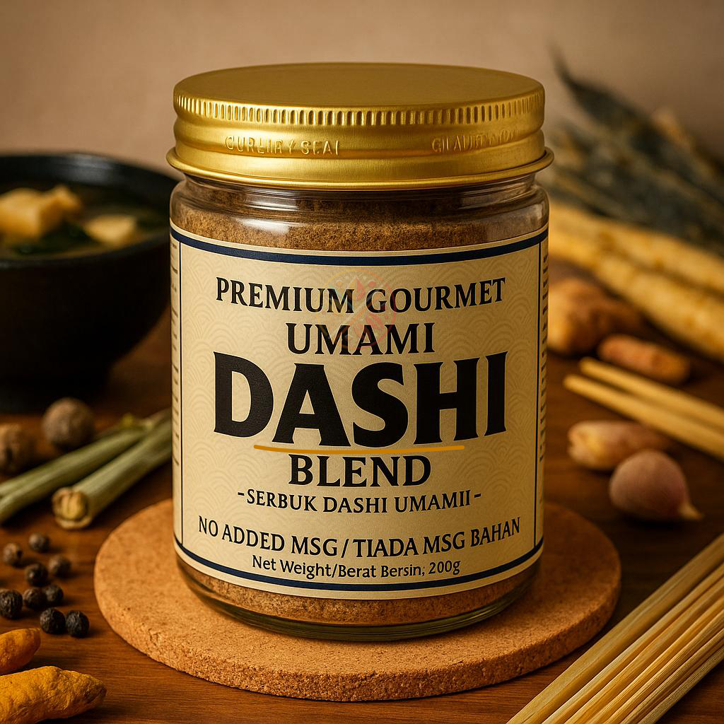SERBUK DASHI UMAMI I PREMIUM GOURMET DASHI BLEND I 200G I SPICE CORNER ...
