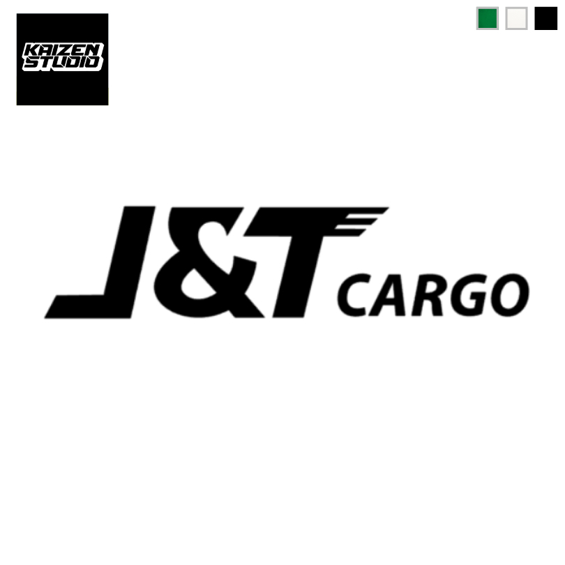 KAIZEN STUDIO JNT Cargo Shopee Express Cermin Kedai Cutting Sticker ...