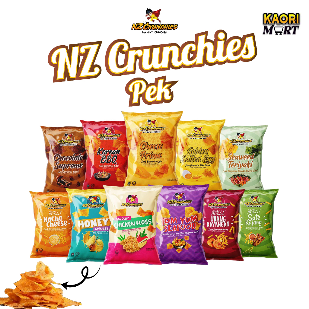 NZ Crunchies Pouch 45g | Popia Nz Crunchies | Shopee Malaysia