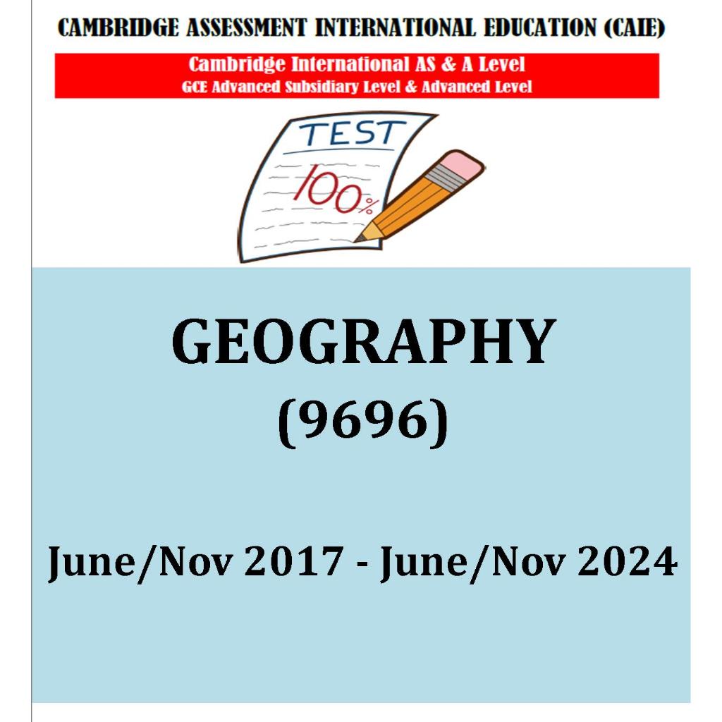 A Level Past Year Papers Geography 9696 (PAPER 1,2,3,4) | Shopee Malaysia
