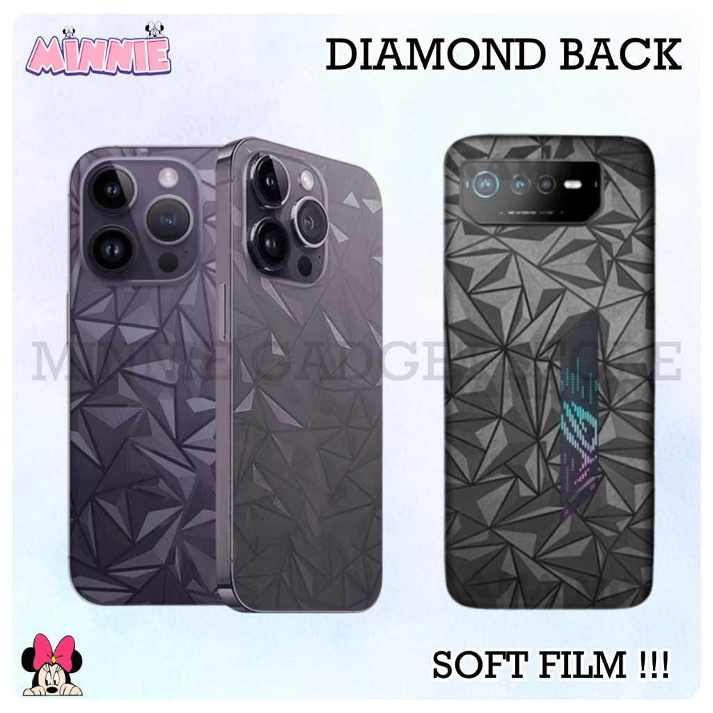 3D Diamond Back Vivo V60 / V50 Lite / V50e / V40 Pro / V40e / V40 Lite ...