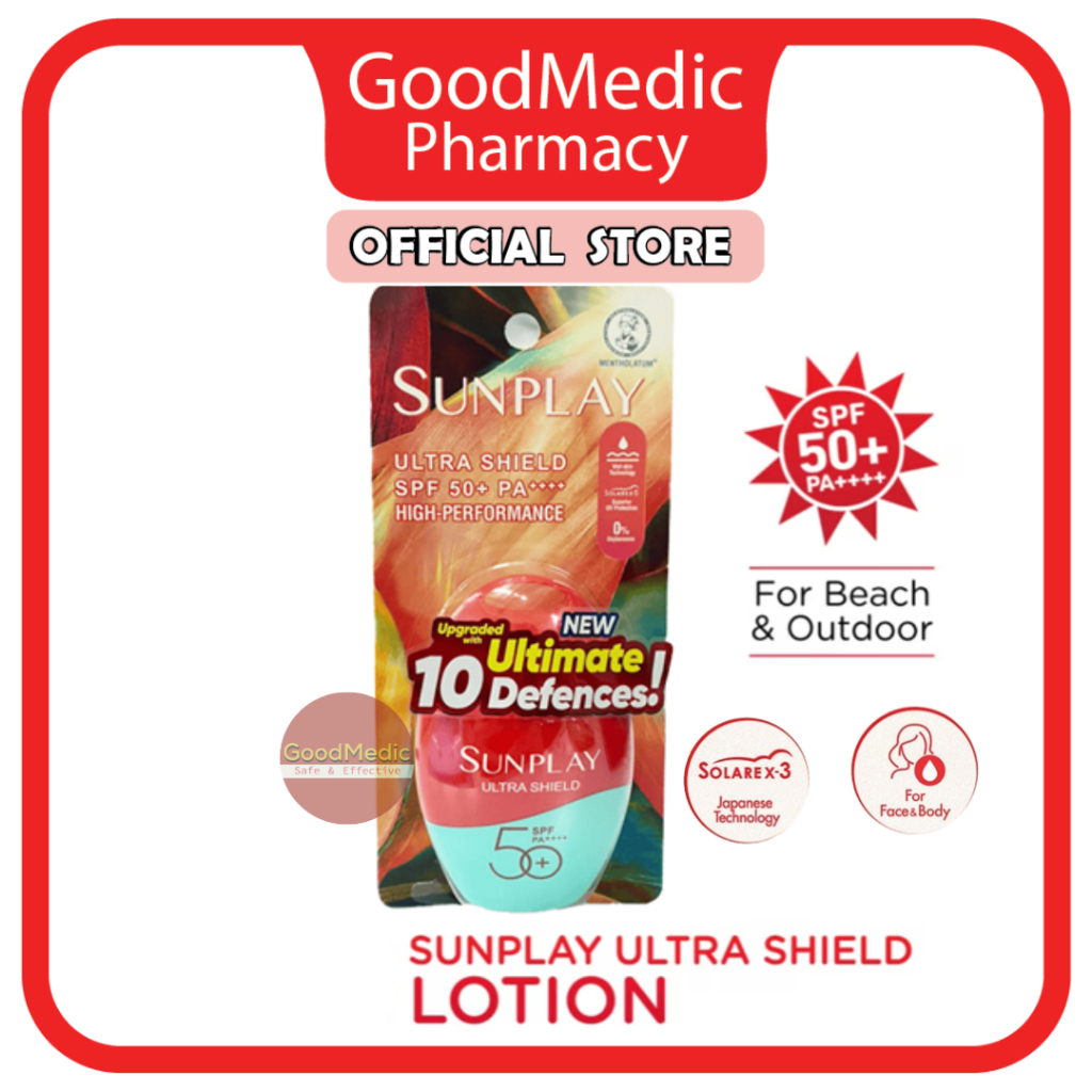 Sunplay Ultra Shield SPF50+ PA++++ High Performance Outdoor Suncreen ...