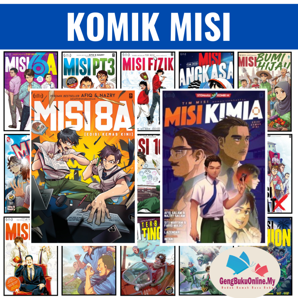 Komik-M: Koleksi Komik Misi Terbaik | Misi 8A | Misi Kimia | Shopee ...