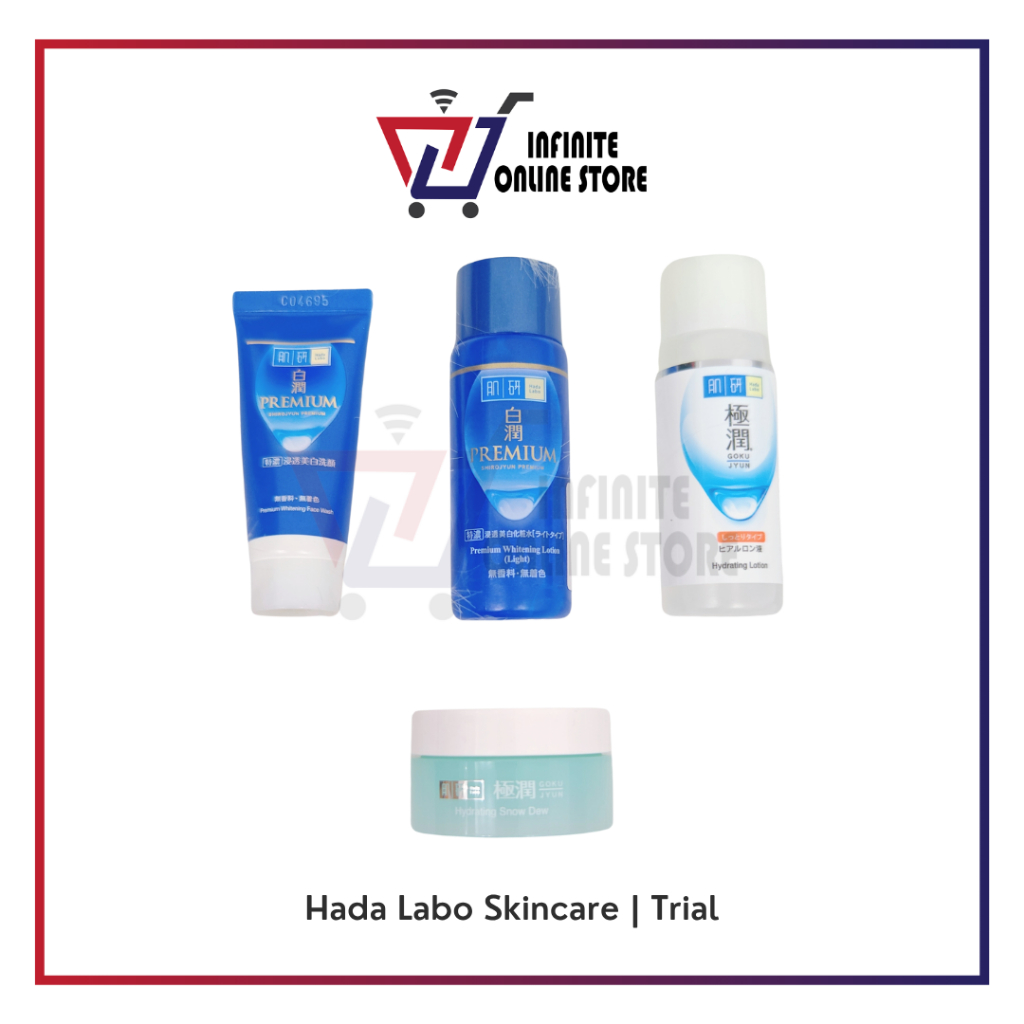 Hada Labo Skincare Trial Travel Size (Perfect White Cleanser 12g ...