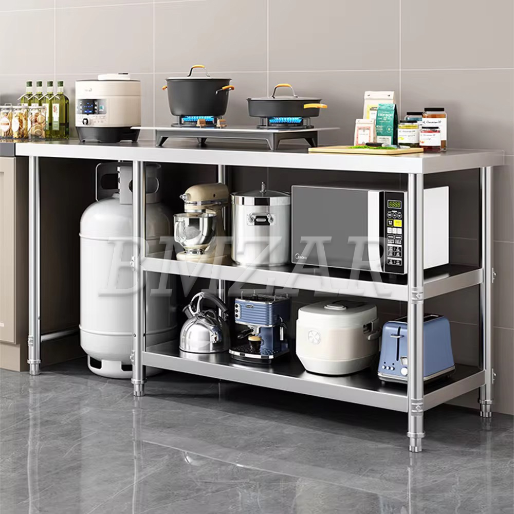 BMZAR Dapur Gas Rack Stainless Steel Kitchen Stove Rack Table Cooking ...