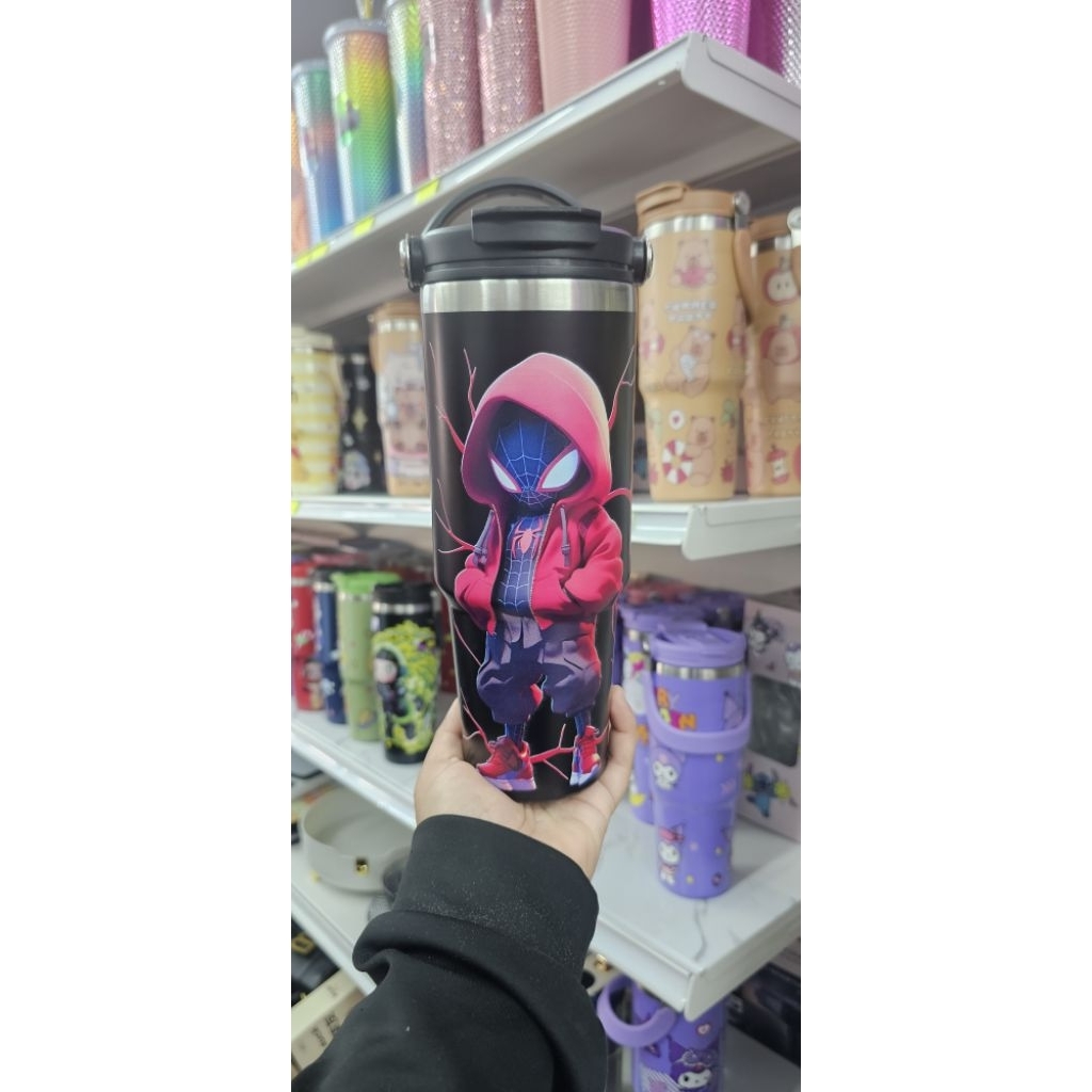 THUMBLE CAPYBARA SPIDERMAN KUROMI NARUTO ONE PIECE NEW DISINGN 900ML ...