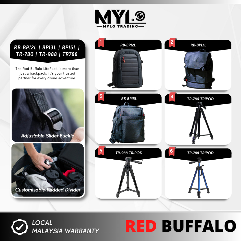 Red Buffalo RB-BP12L | RB-BP13L | RB-BP15L | TR-780 | TR-988 | TR-788 ...