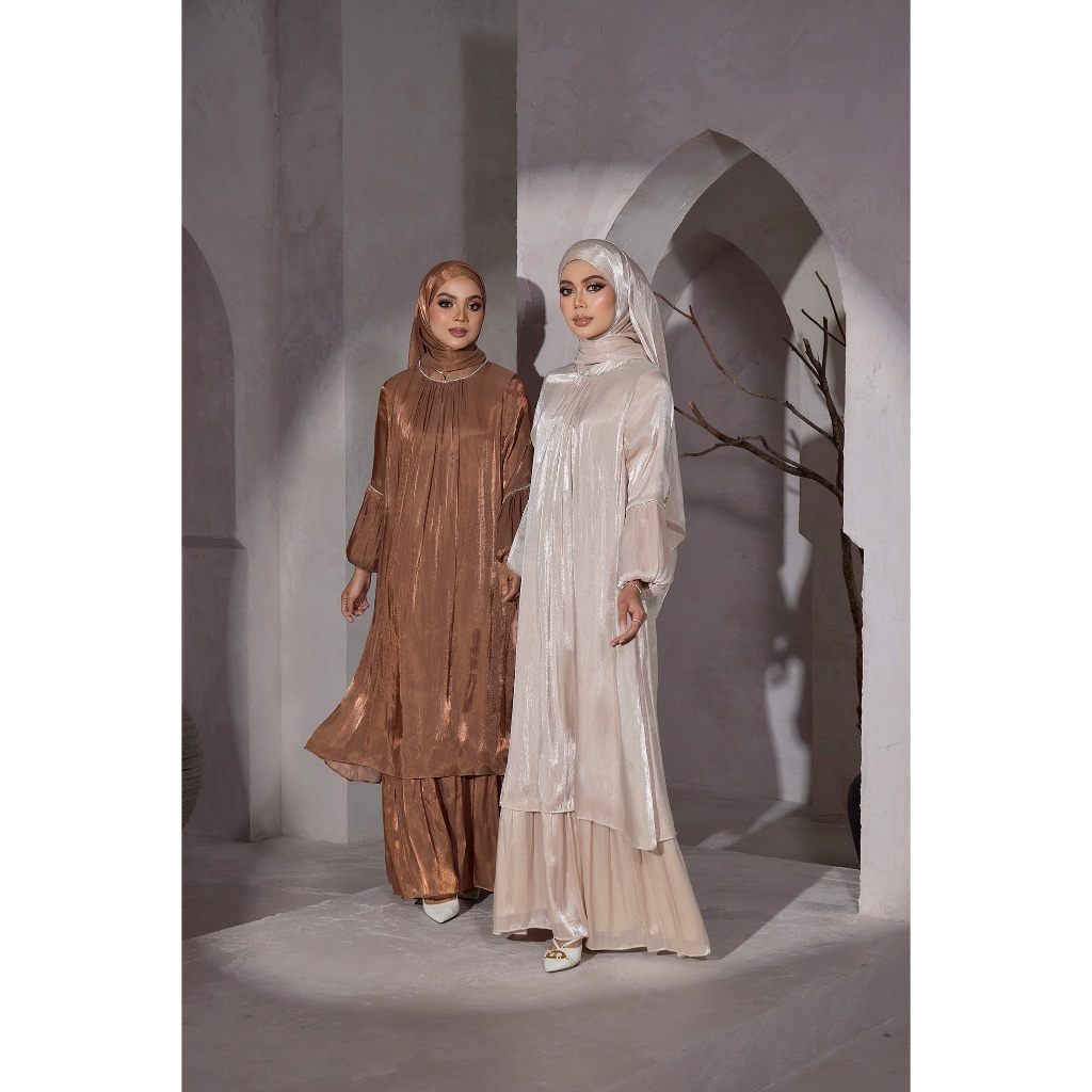 QAAMNIE TAHEERA ABAYA (FULL SET) | Shopee Malaysia