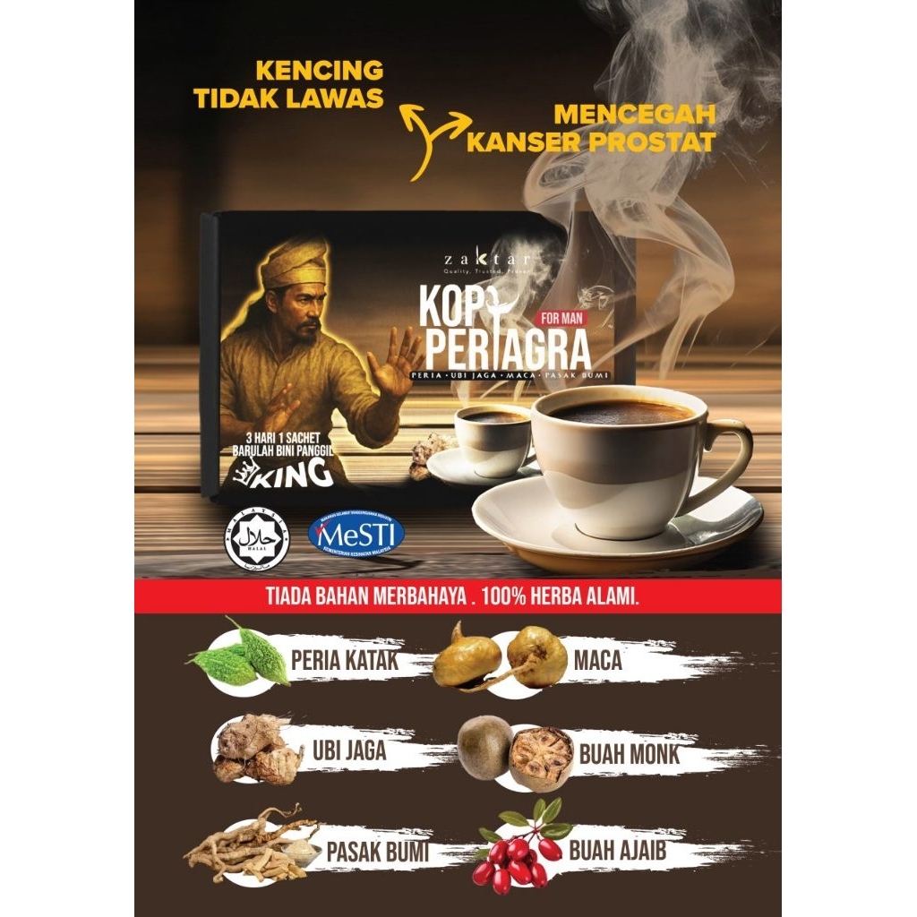 KOPI KUAT PERIAGRA UBI JAGA 4 SACHET | Shopee Malaysia