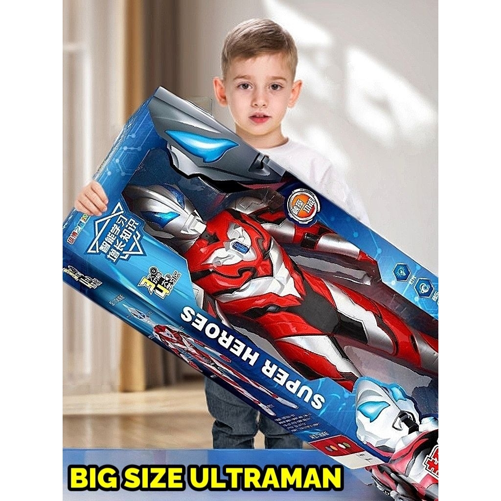 Patung Ultraman Besar/99cm Giant Ultraman Light & Sound Action Figure ...