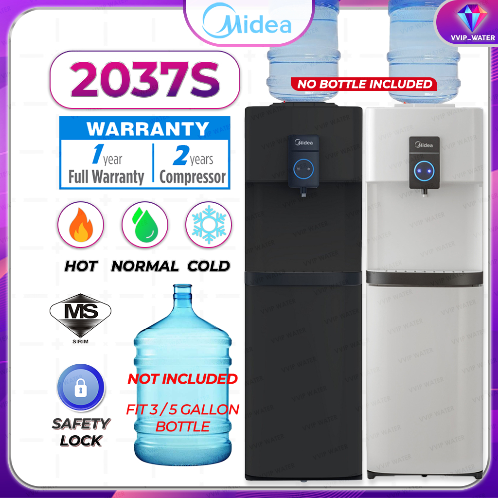 MIDEA Bottle Type FloorStanding Water Dispenser Hot Warm Cold Model ...