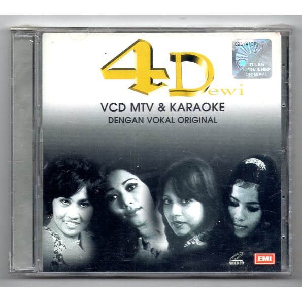4 DEWI : SANISAH HURI / UJI RASHID / SHARIFAH AINI / RAFEAH BUANG (VCD MTV KARAOKE ORIGINAL ...