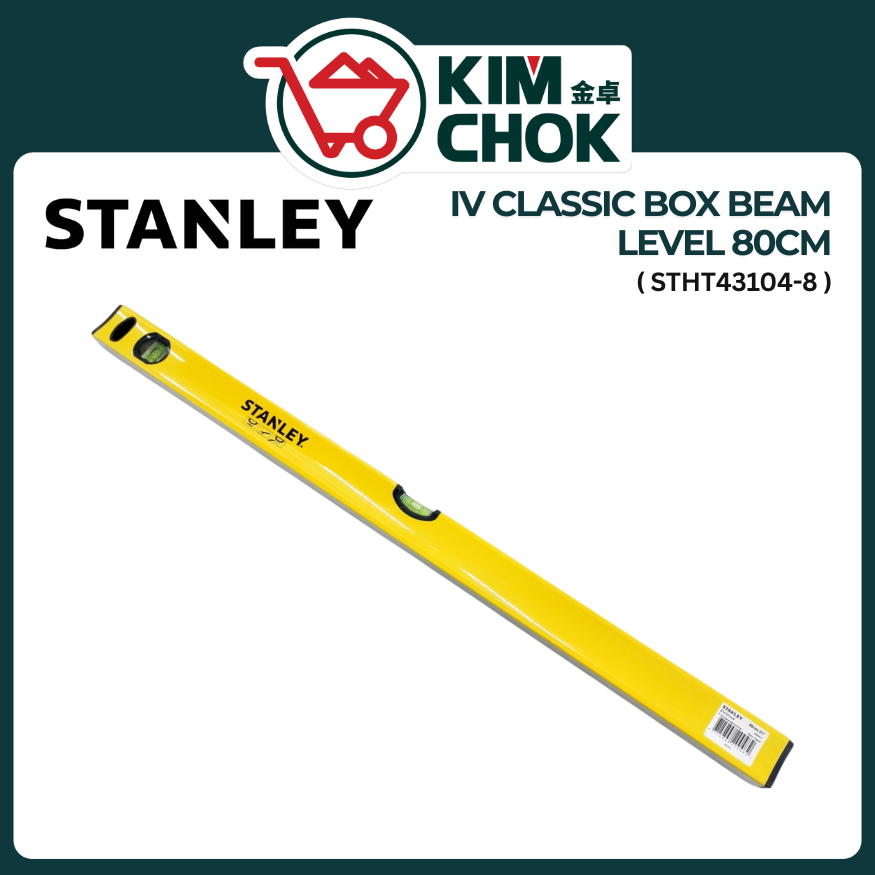 STANLEY IV Classic Box Beam Level 31" 800mm ( STHT43104-8 ) Non ...