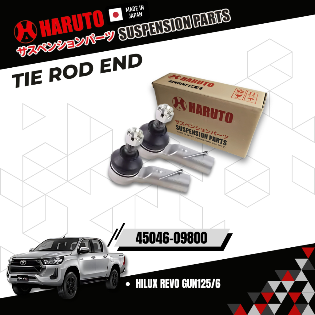 HARUTO GENUINE TIE ROD END SET LH & RH TOYOTA HILUX REVO GUN125/6 ...