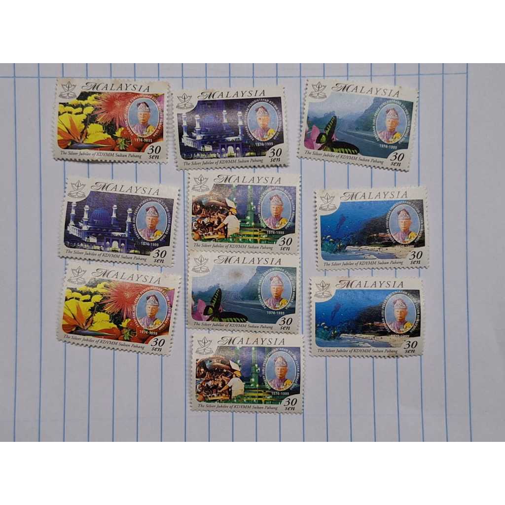 Postage Stamp Mint Setem Pos Baru 30 sen 30c 30 cents 10pc 10 keping ...